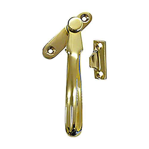 Window Handle – Glass and Brass